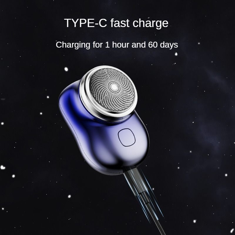 Waterproof Mini-shave Portable Electric Shaver Type-c Fast Charging ...