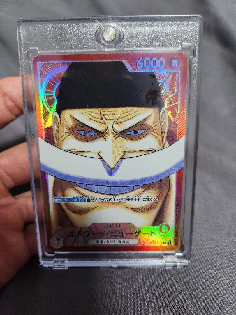 WHITE BEARD LEADER ONE PIECE CARD, Hobbies & Toys, Toys & Games on ...