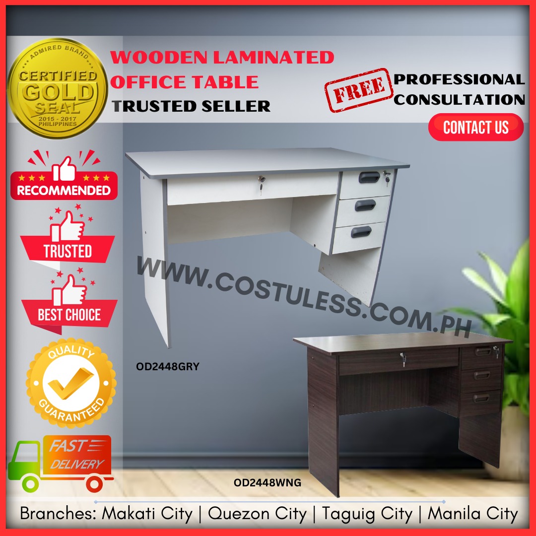 Wooden Laminated Office Table! Computer Desk, Home Furniture, Office ...