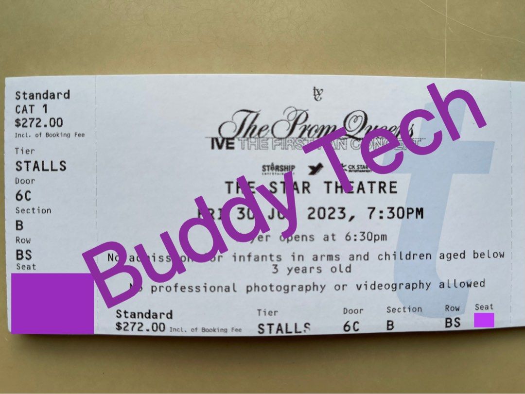 wts cat 1 section B ive the first fan concert in Singapore physical ...