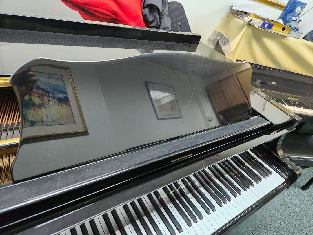 Yamaha Baby Grand Piano G1F 3P PE w Bench, Hobbies & Toys, Music ...