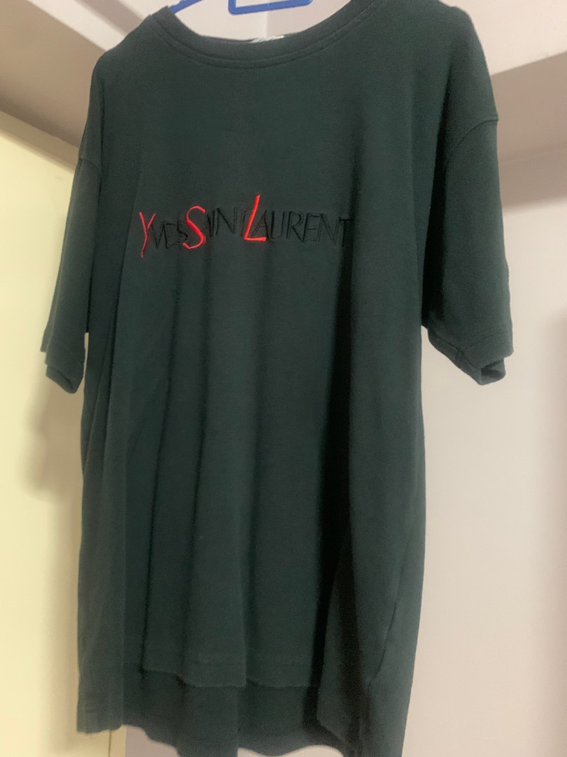 YSL SAINT LAURENT TEE, Men's Fashion, Tops & Sets, Tshirts & Polo ...