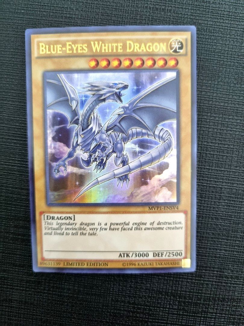 Yugioh - Blue Eyes White Dragon (not dark magician obelisl slifer ra ...