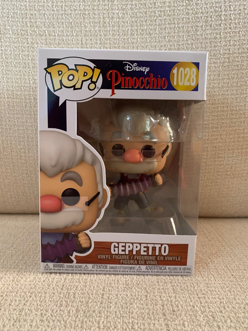 [100% Original] FUNKO POP Vinyl Disney: Pinocchio - Geppetto, Hobbies ...