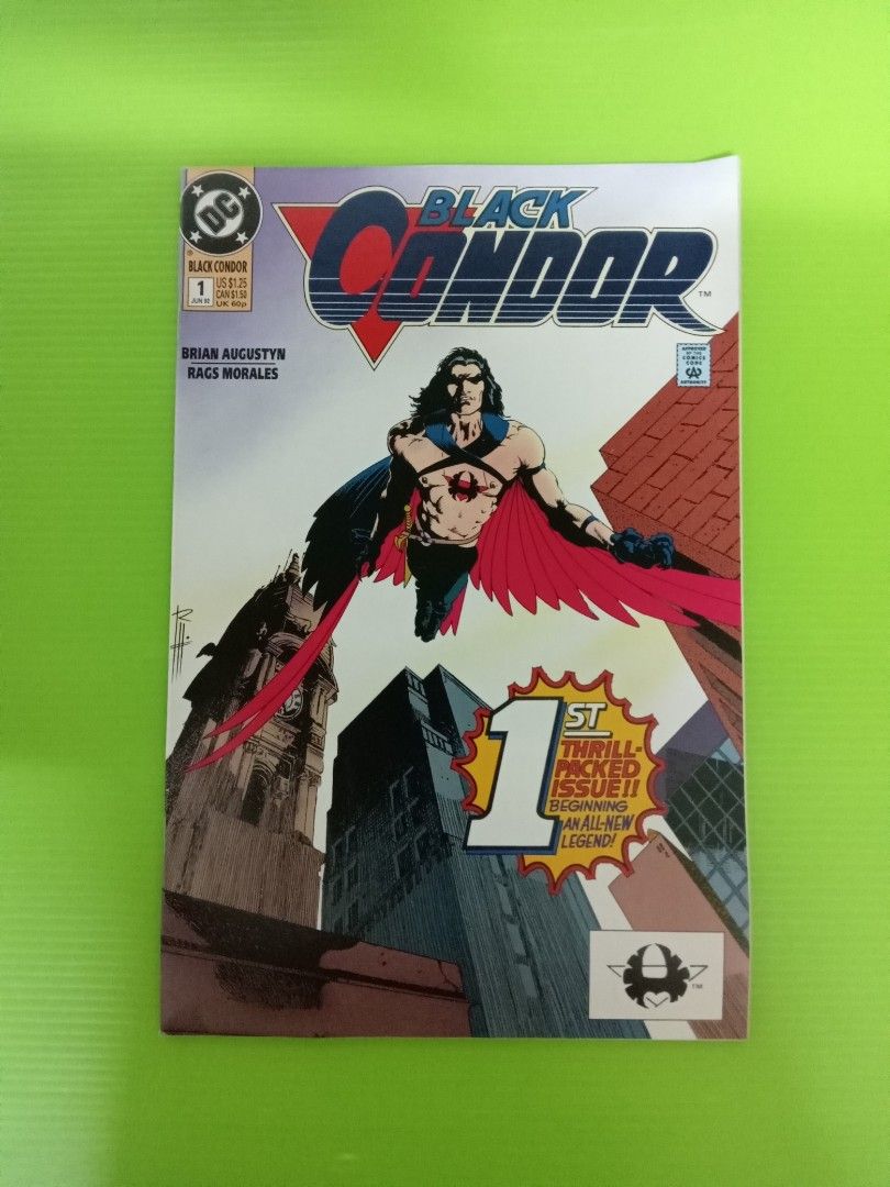 1st app Black Condor ( Ryan Kendall, Superhero ) Black Condor #1 ( Rag ...