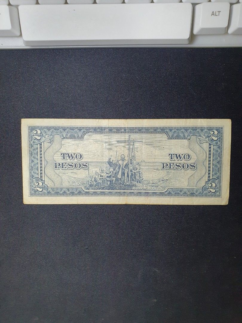 2 Peso Bill, 50 Peso Bill and World War II WW2 Bills, Hobbies & Toys ...