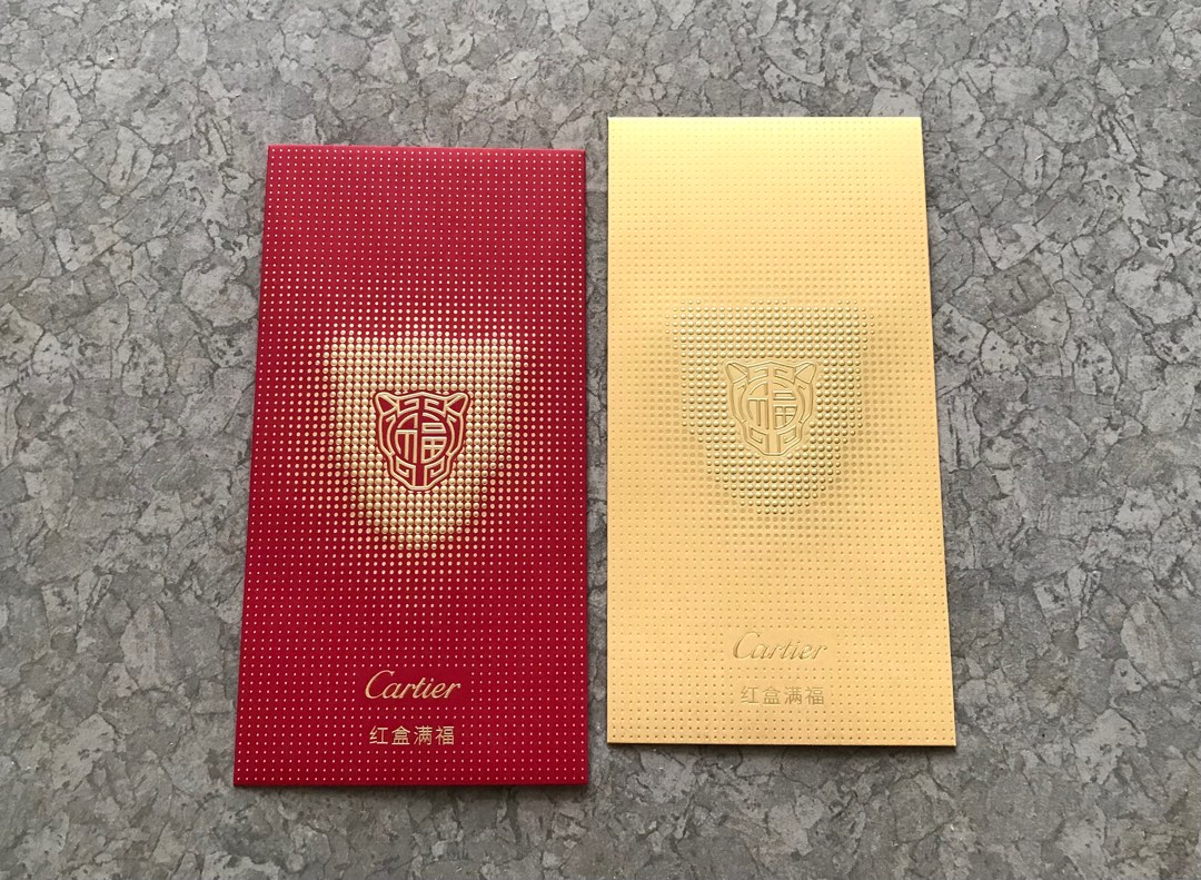 2pcs 2023 Cartier exclusive red packet / ang pow pao, Hobbies & Toys ...