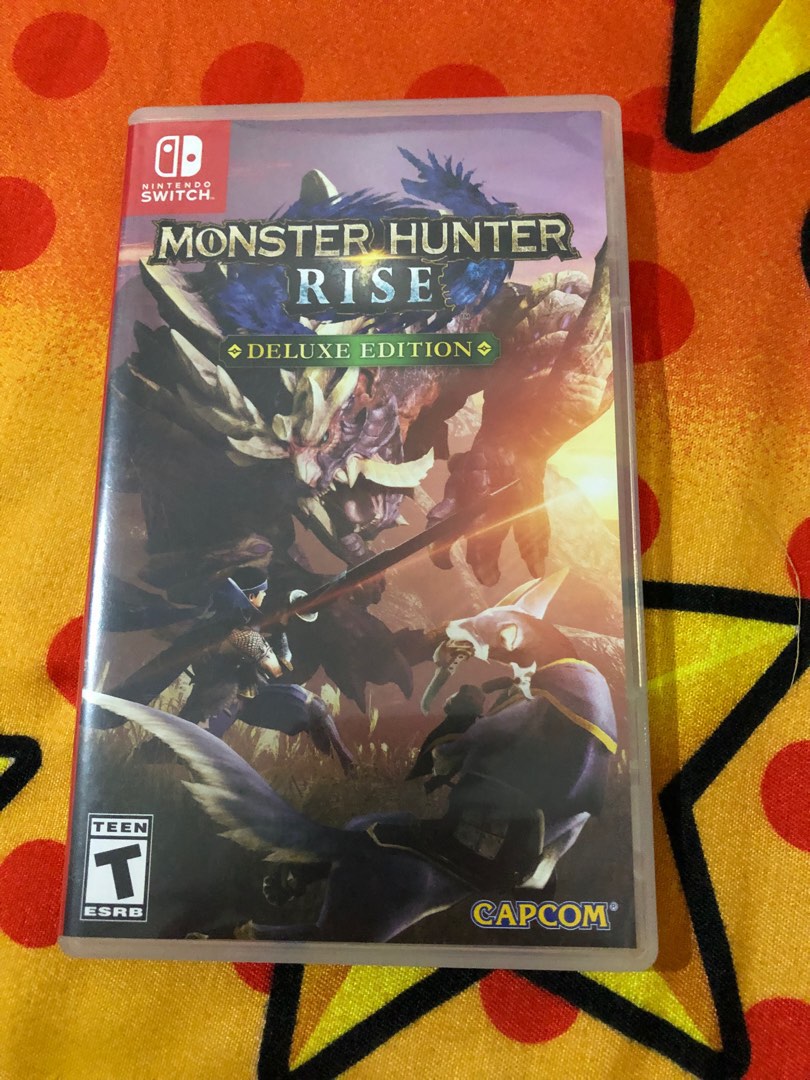 NINTENDO SWITCH MONSTER HUNTER RISE DELUXE EDITION, Video Gaming, Video ...
