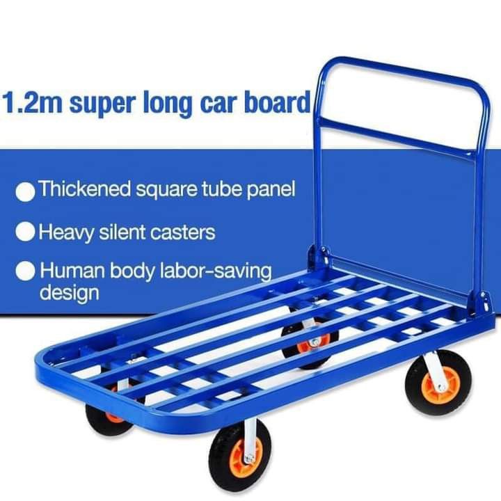 550 KG 120*65CM Heavy duty trolley Hand truck trolley cargo push cart ...