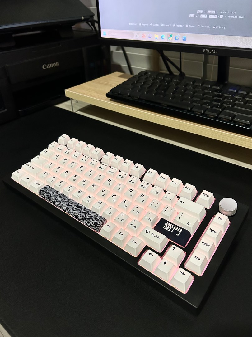 75% custom mechanical keyboard (Shirakawa keycaps), Computers & Tech, Parts & Accessories ...