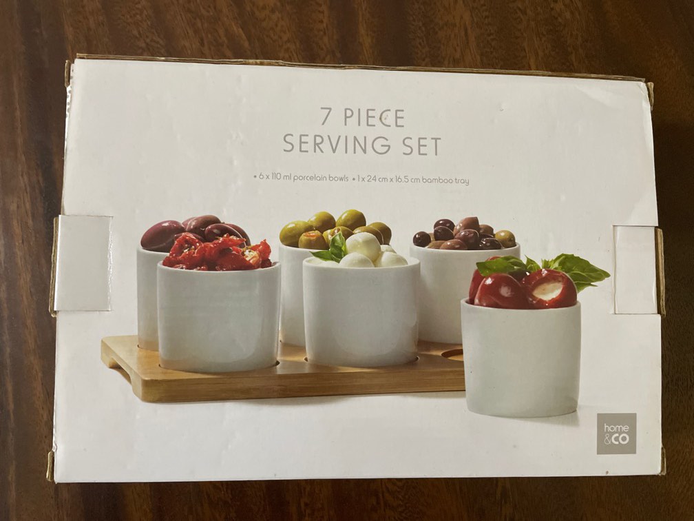 7-piece serving set, Furniture & Home Living, Kitchenware & Tableware ...