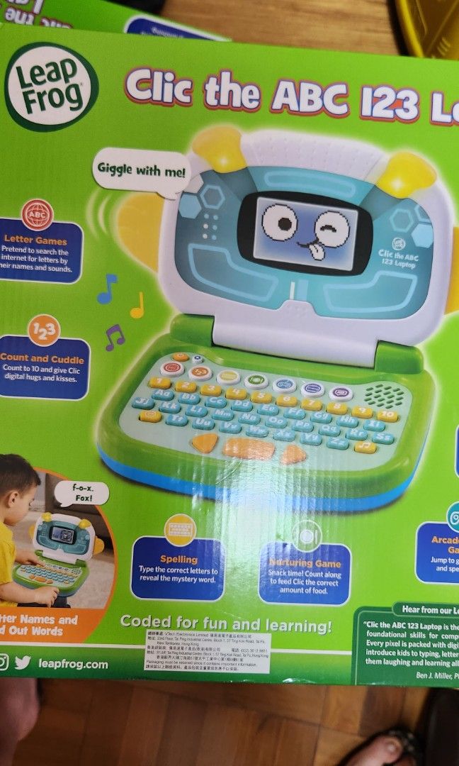 LeapFrog Clic The ABC 123 Laptop | atelier-yuwa.ciao.jp