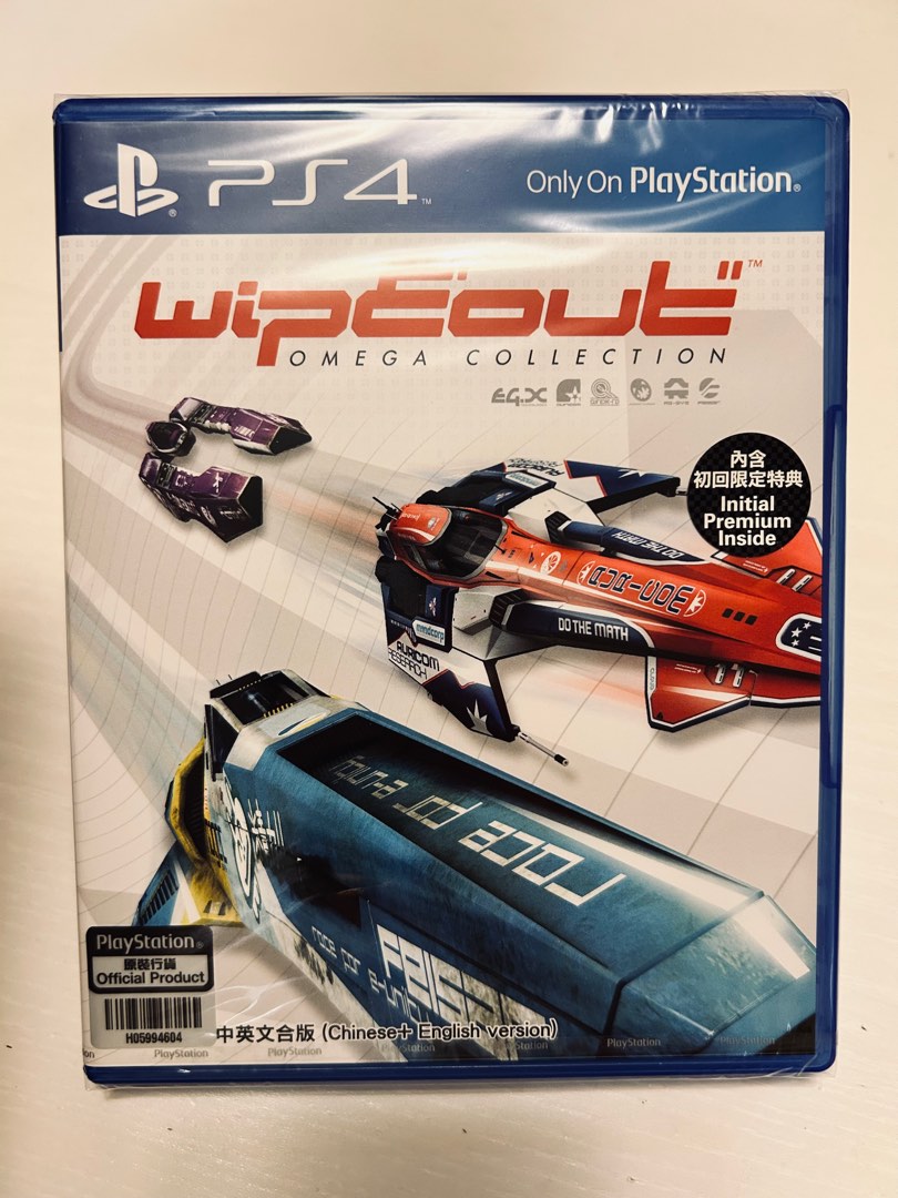 全新 PS4 Wipeout 經典科幻賽車game, 電子遊戲, 電子遊戲, PlayStation - Carousell