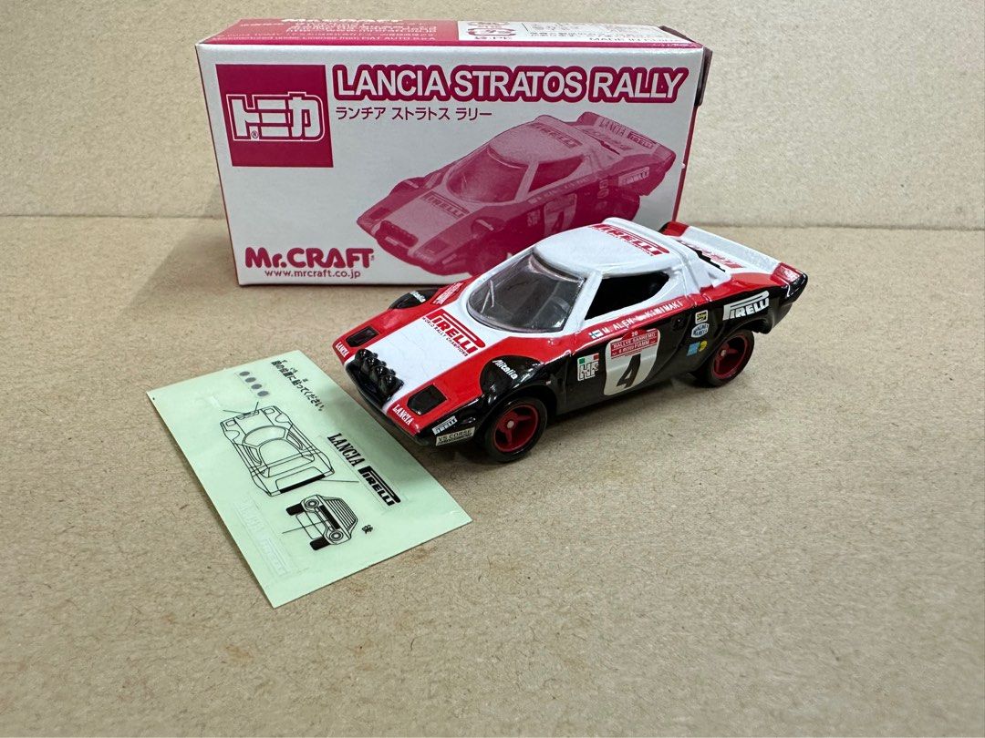 絕版 Tomica 車仔 tomy Tomica mr. Craft lancia stratos rally firelli diecast ...