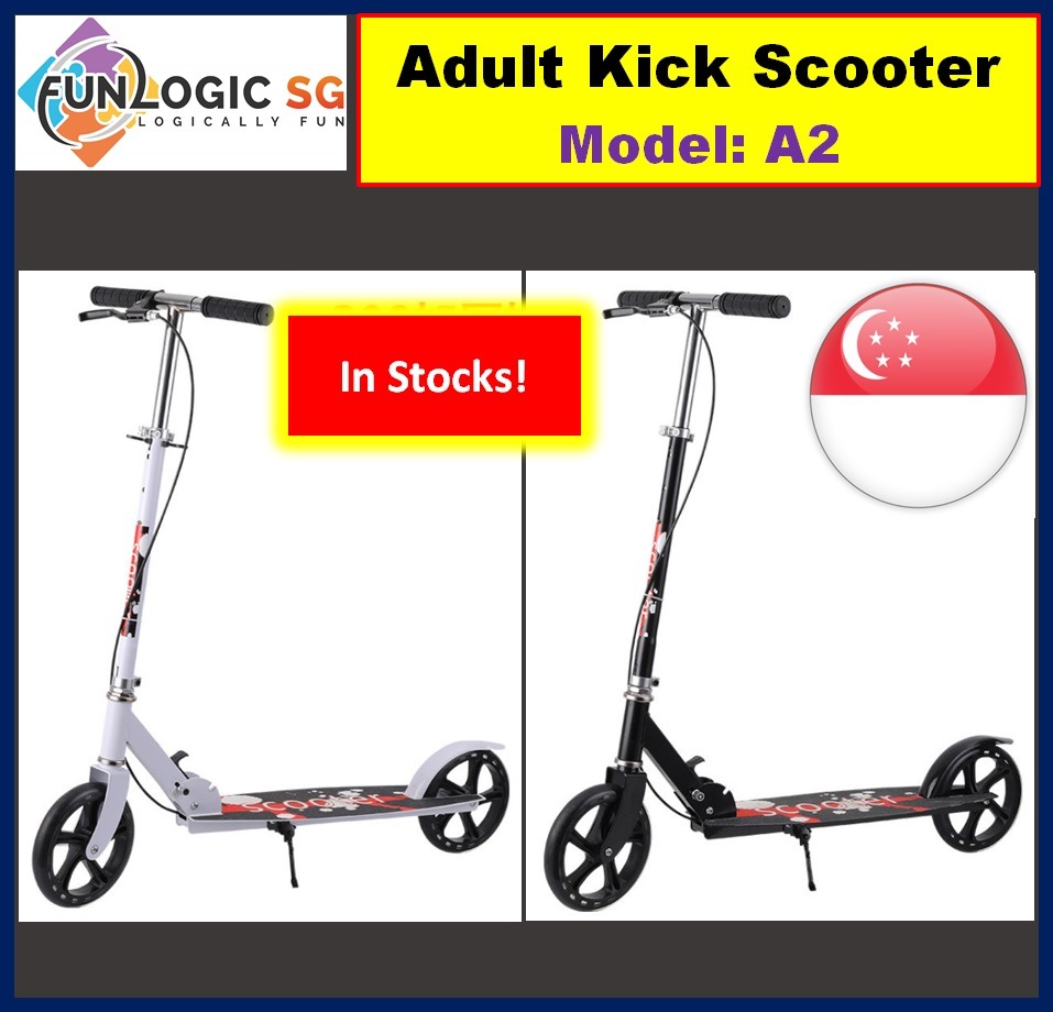 A2 Manual Kick Scooter for Teens & Adults / Foldable / Adjustable ...