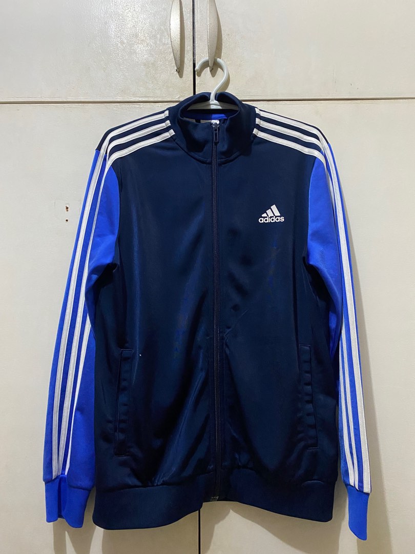 Adidas Original Blue Track Jacket, Men's Fashion, Coats, Jackets and ...