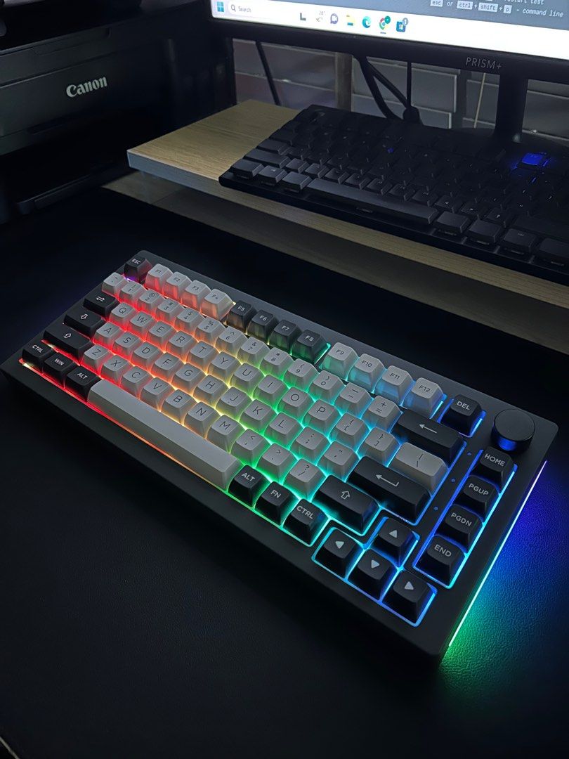 Akko 5075B (Wireless) - Dracula keyboard (RGB) Gasket Mounted 75% mechanical keyboard, Computers ...