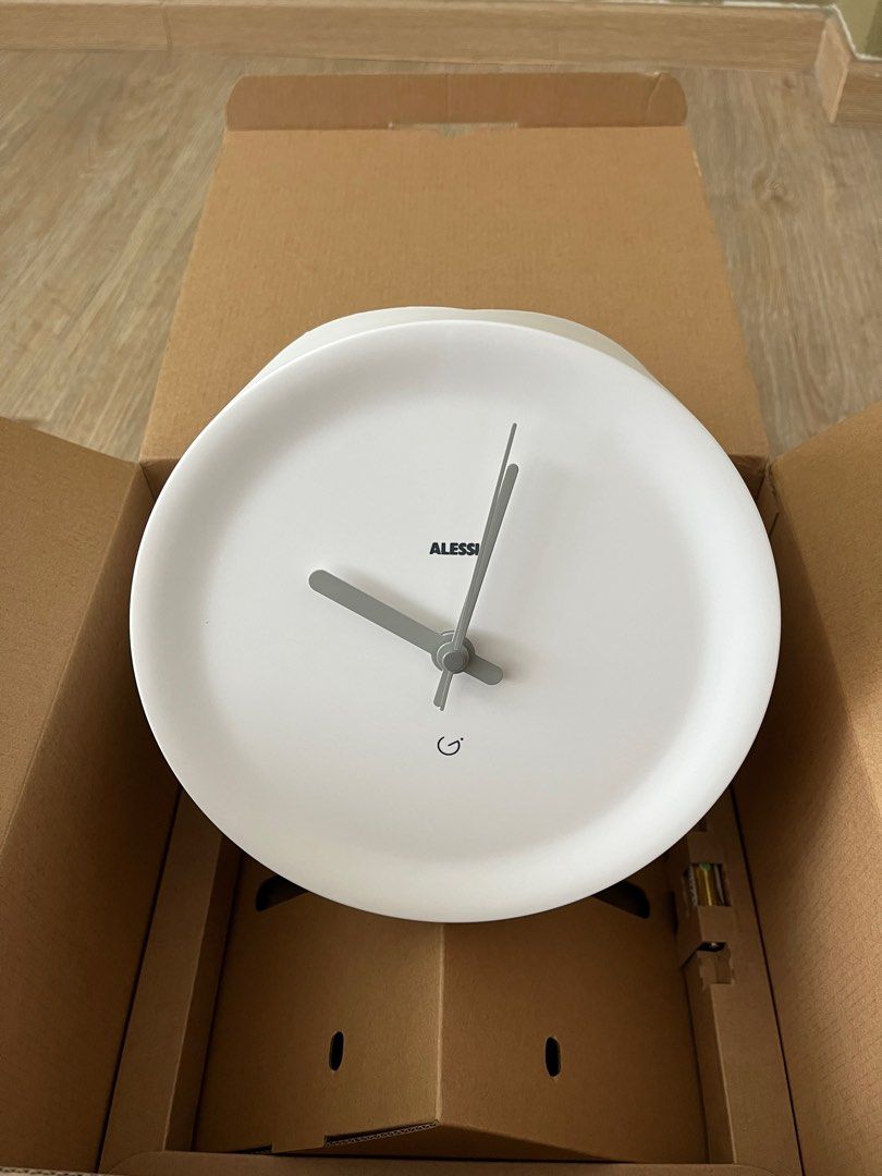 Alessi Ora Out White clock, Furniture & Home Living, Home Decor, Clocks ...