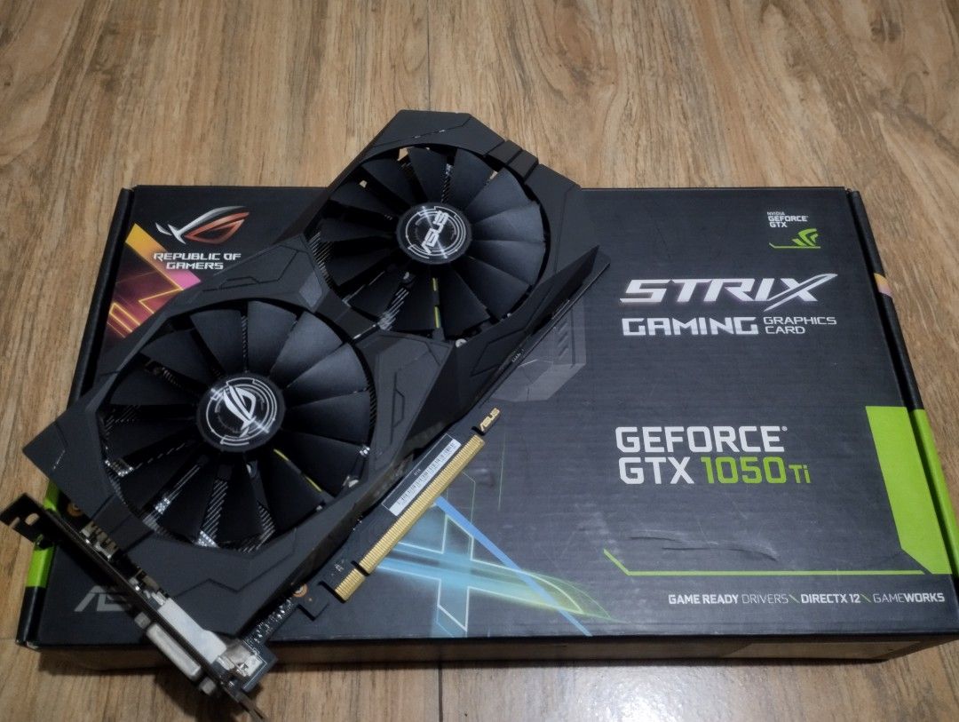 Asus GTX 1050ti Rog Strix Oc Edition, Computers & Tech, Parts ...