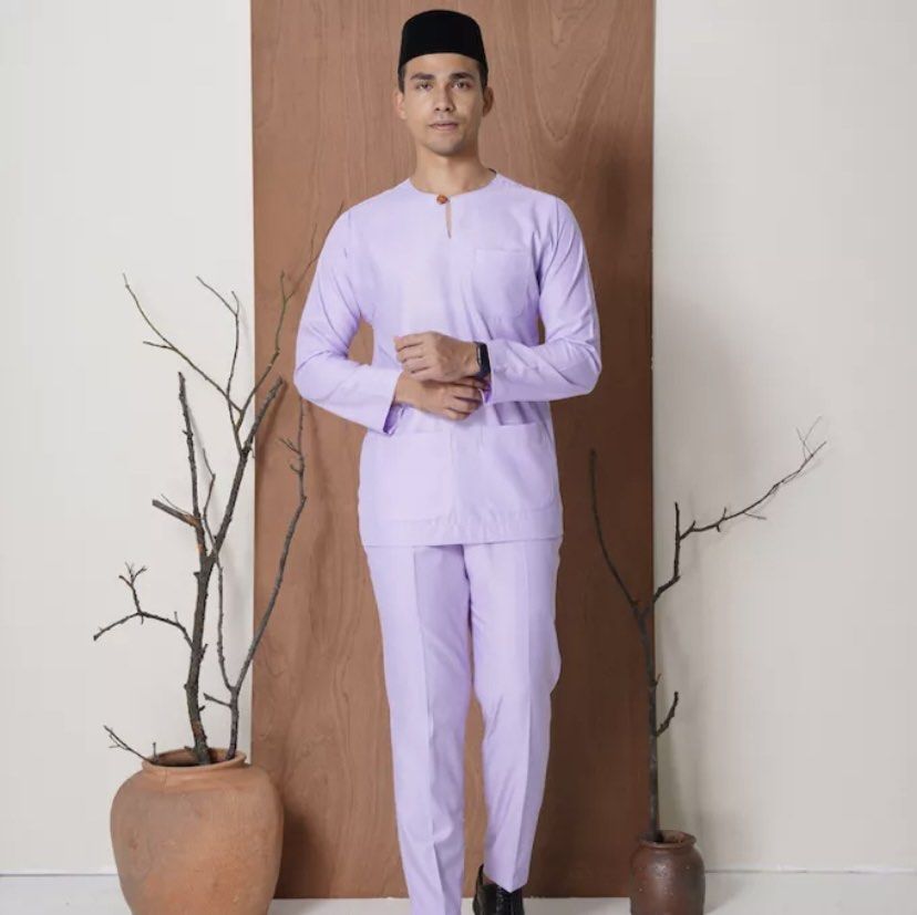 Baju Teluk Belanga (Byniks), Men's Fashion, Muslim Wear, Baju Melayu on ...