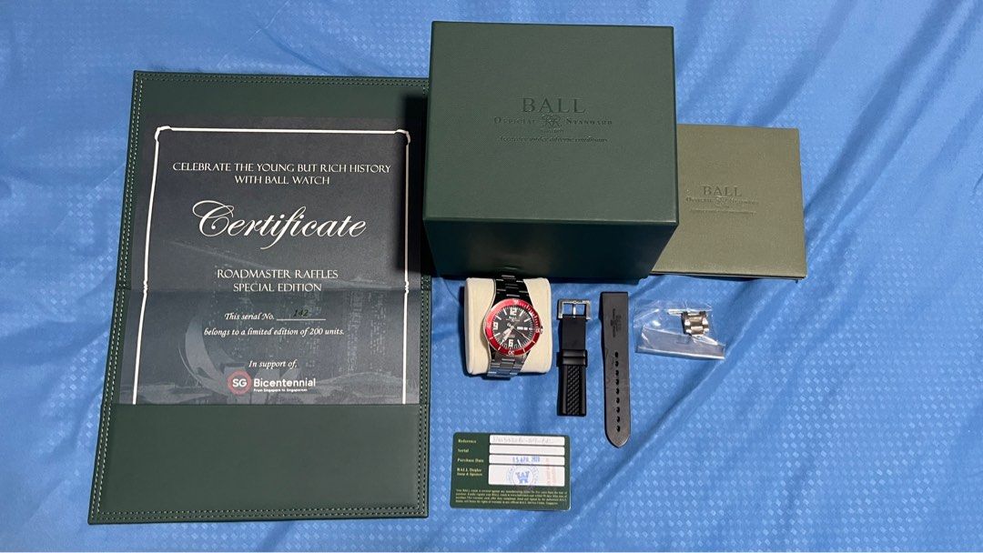 Ball Roadmaster Raffles Special Edition, Luxury, Watches on Carousell