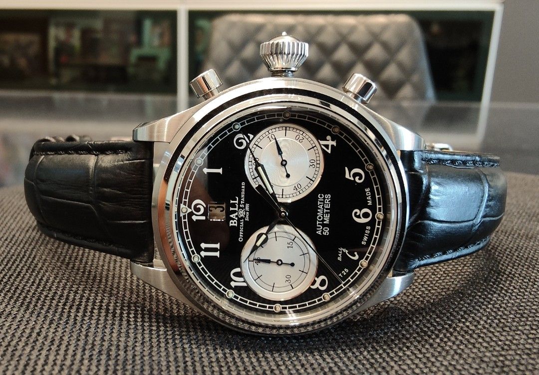 Ball Trainmaster Cannonball Chronograph, Luxury, Watches on Carousell
