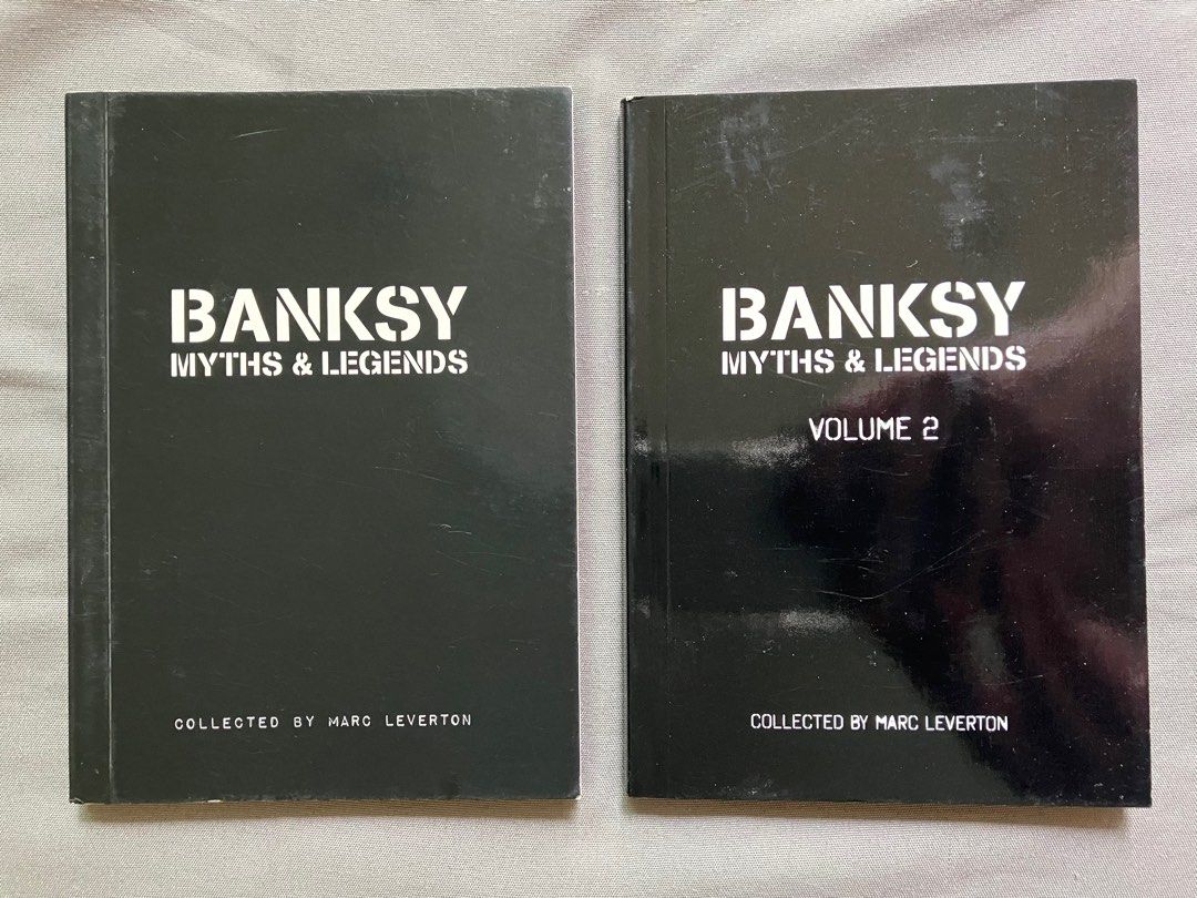 Banksy art books - Myths and Legends vol. 1 & 2, Hobbies & Toys, Books ...