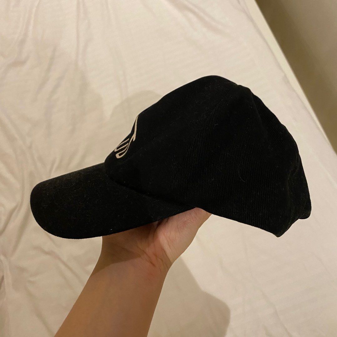 Basic Black Cap/Hat with House Design on Carousell