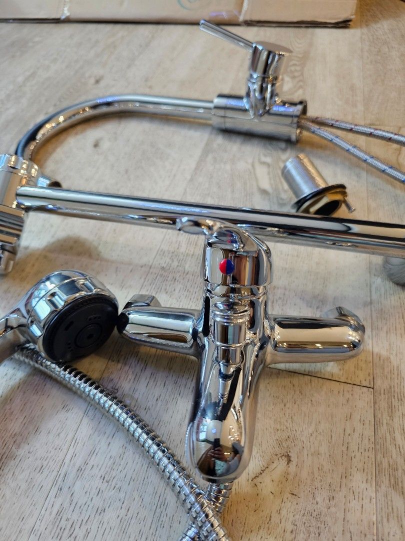 Bathroom Mixer Shower Set and Kitchen Mixer Set, Furniture & Home ...