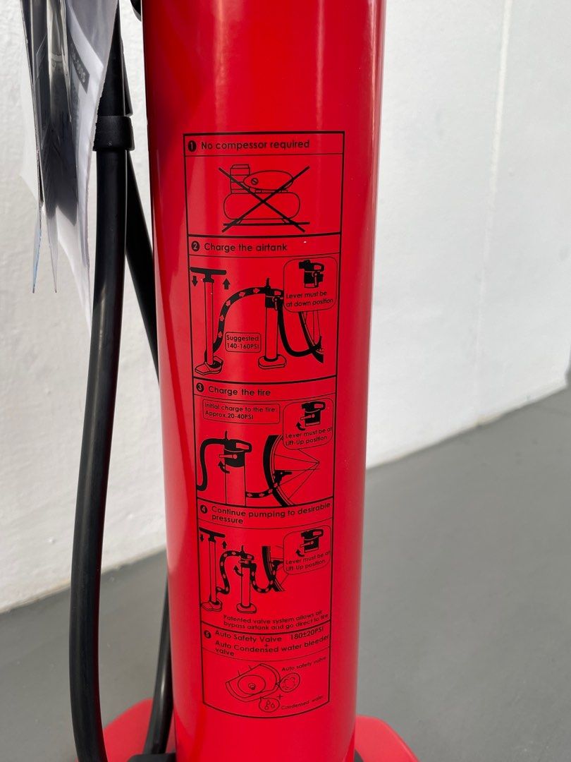 Beto JetAir Tubeless Tire Air Tank Inflator / Accumulator, Fits ...