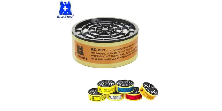 RC203/201 Chemical Face Filter Respirator Cartridges, Furniture & Home ...