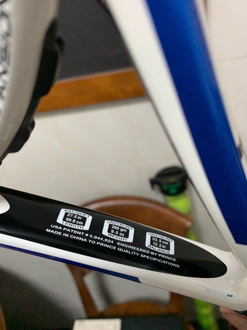 Blue Prince Tennis Racquet, Sports Equipment, Sports & Games, Racket ...