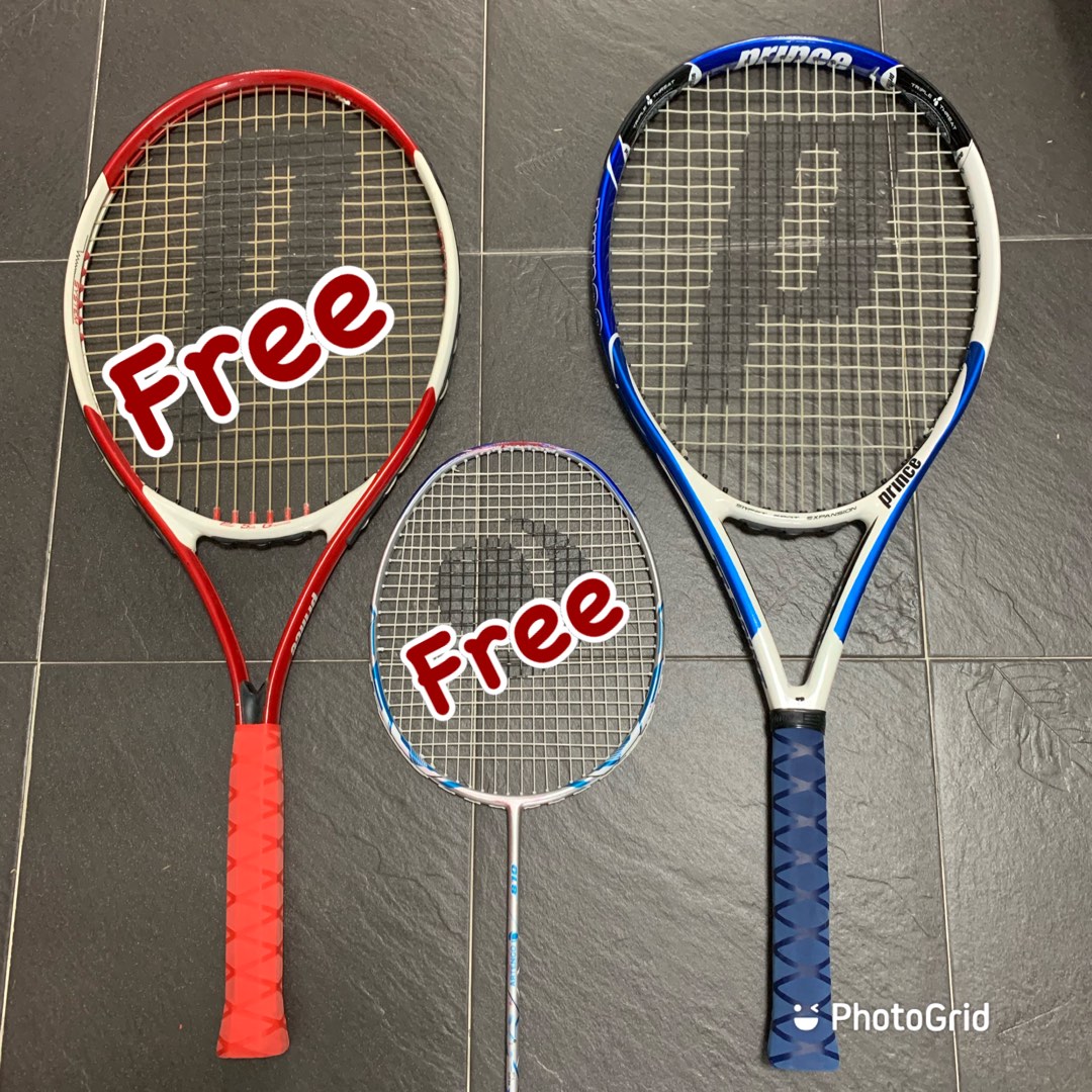 Blue Prince Tennis Racquet, Sports Equipment, Sports & Games, Racket ...