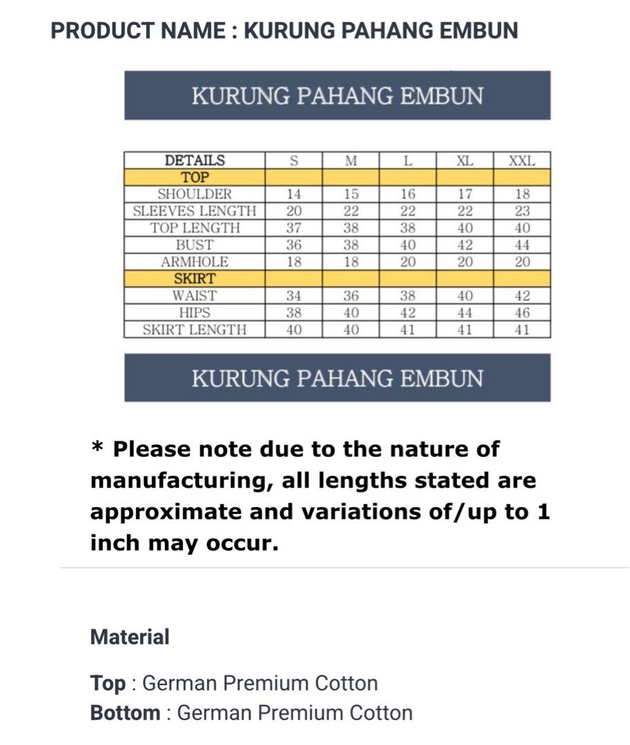 BN: Kurung Pahang Embun, Women's Fashion, Muslimah Fashion, Baju Kurung ...