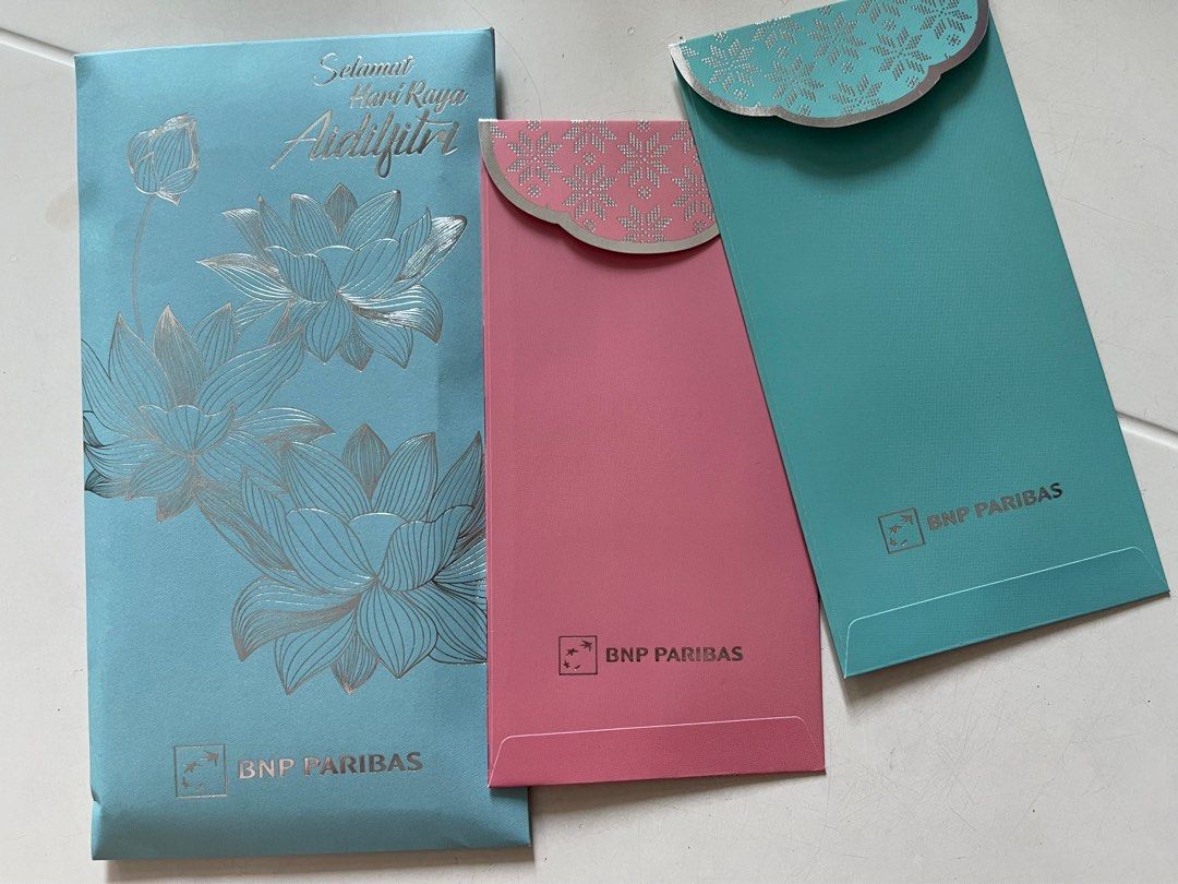 BNP Paribas Sampul Raya 2023 / 10 pcs + Envelope, Hobbies & Toys ...