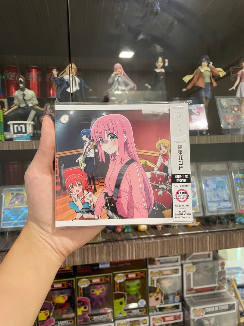 Bocchi The Rock Kessoku Band Exclusive CD with Bonus Bluray OP and ED Videos and Backstage Pass ...