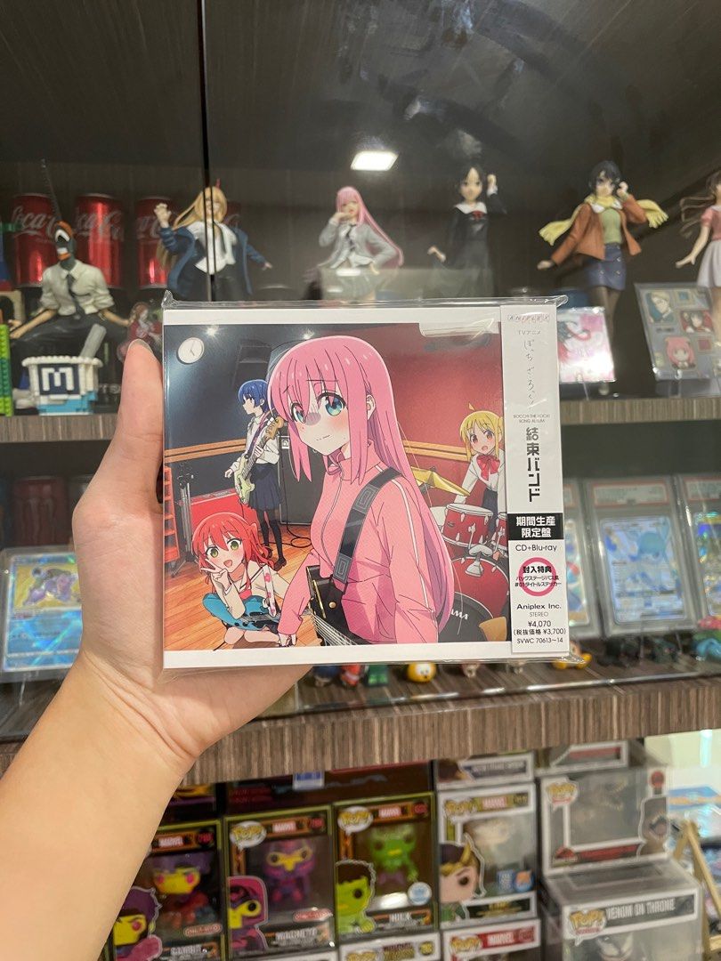 Bocchi The Rock Kessoku Band Exclusive CD with Bonus Bluray OP and ED Videos and Backstage Pass ...