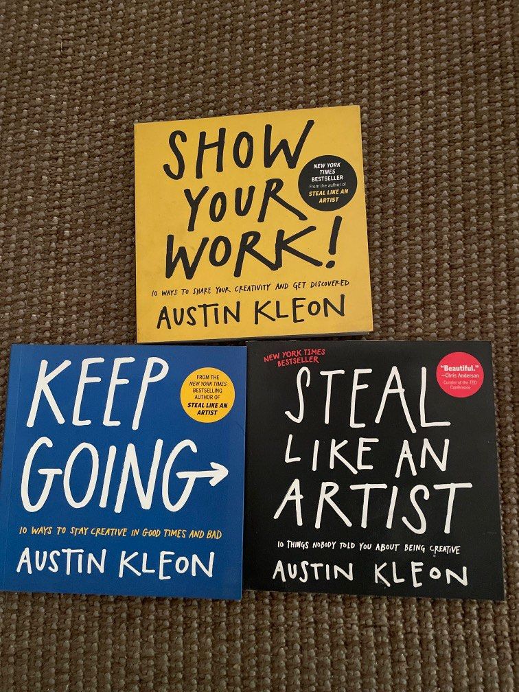 Book Bundle- Austin Kleon Books, Hobbies & Toys, Books & Magazines ...