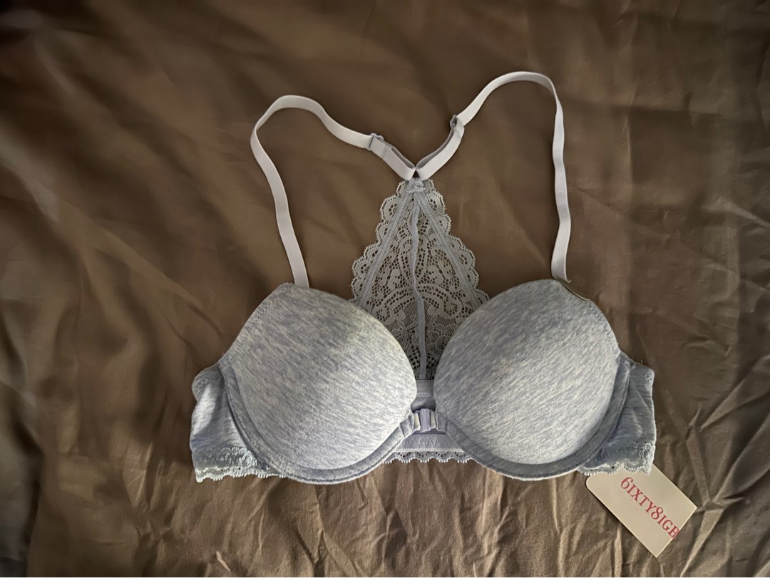 Bra | 6ixty8ight| Blue Lace | B70, Women's Fashion, New Undergarments & Loungewear on Carousell