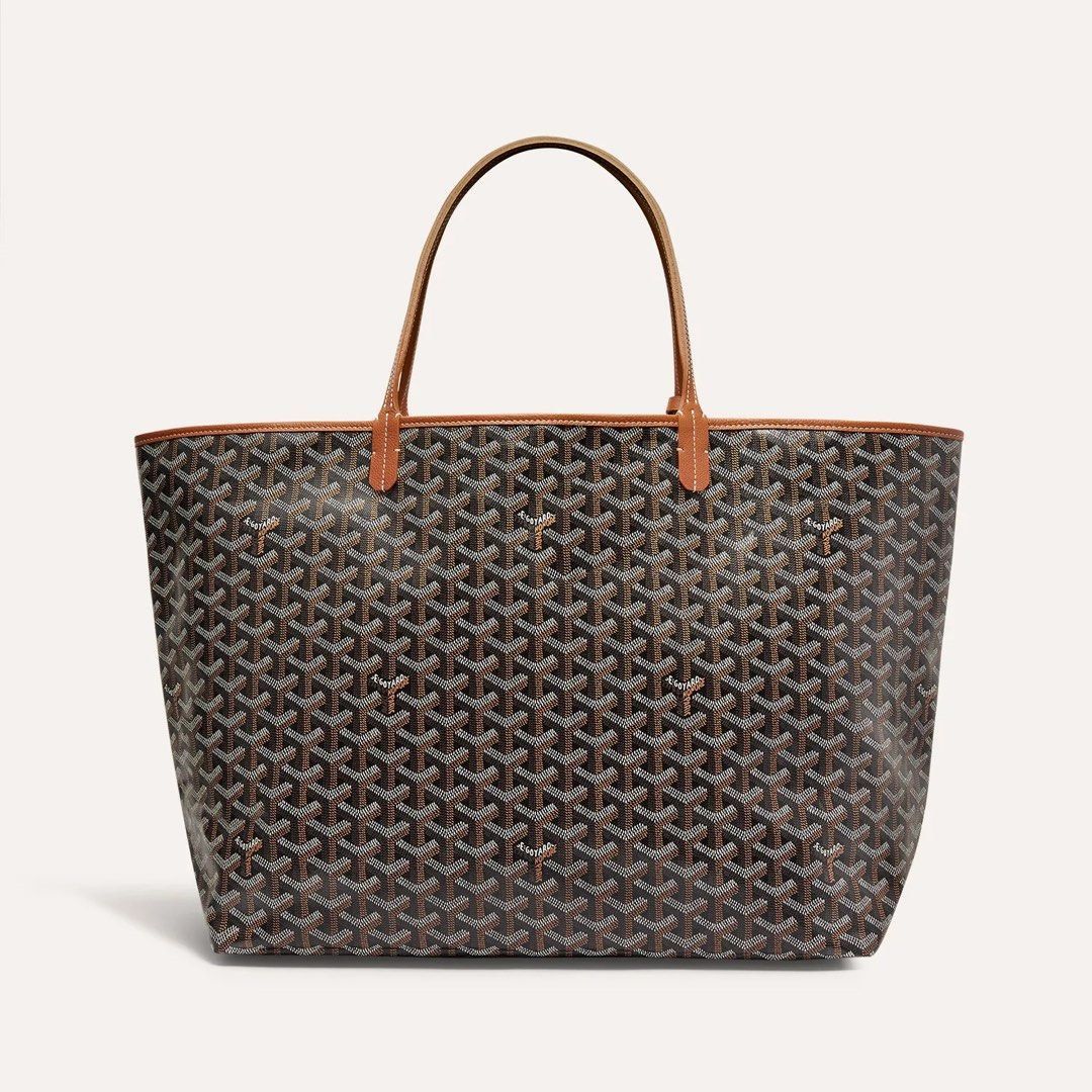 Brand New Unused Goyard St Louis GM Tote Bag Black / Tan, Luxury, Bags ...