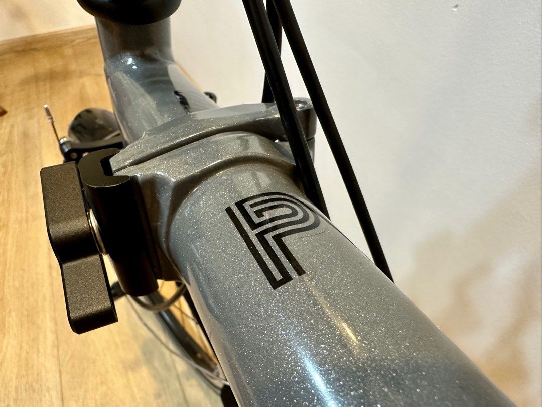 Brompton P Line Storm Grey M4L, Sports Equipment, Bicycles & Parts ...