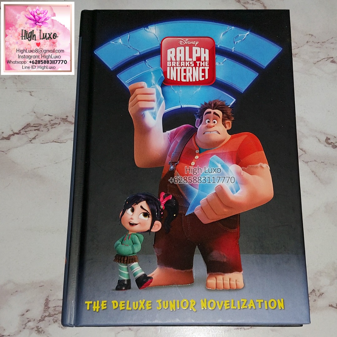 Buku Novel Ralph Breaks The Internet Wreck It Ralph Disney The Deluxe ...