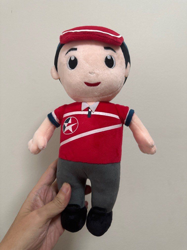 Caltex Boy Plushie 30cm tall plush soft toy, Hobbies & Toys, Toys ...