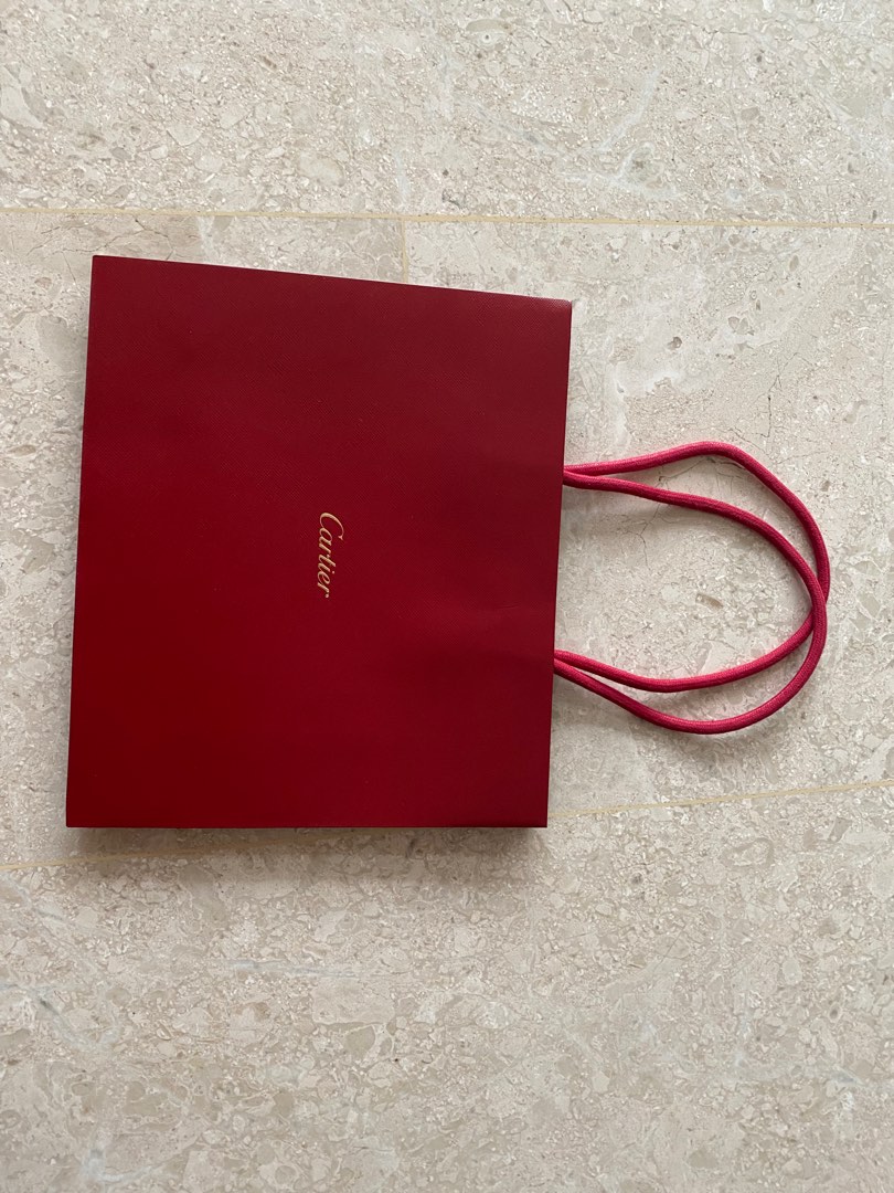Cartier paper bag, Luxury, Bags & Wallets on Carousell