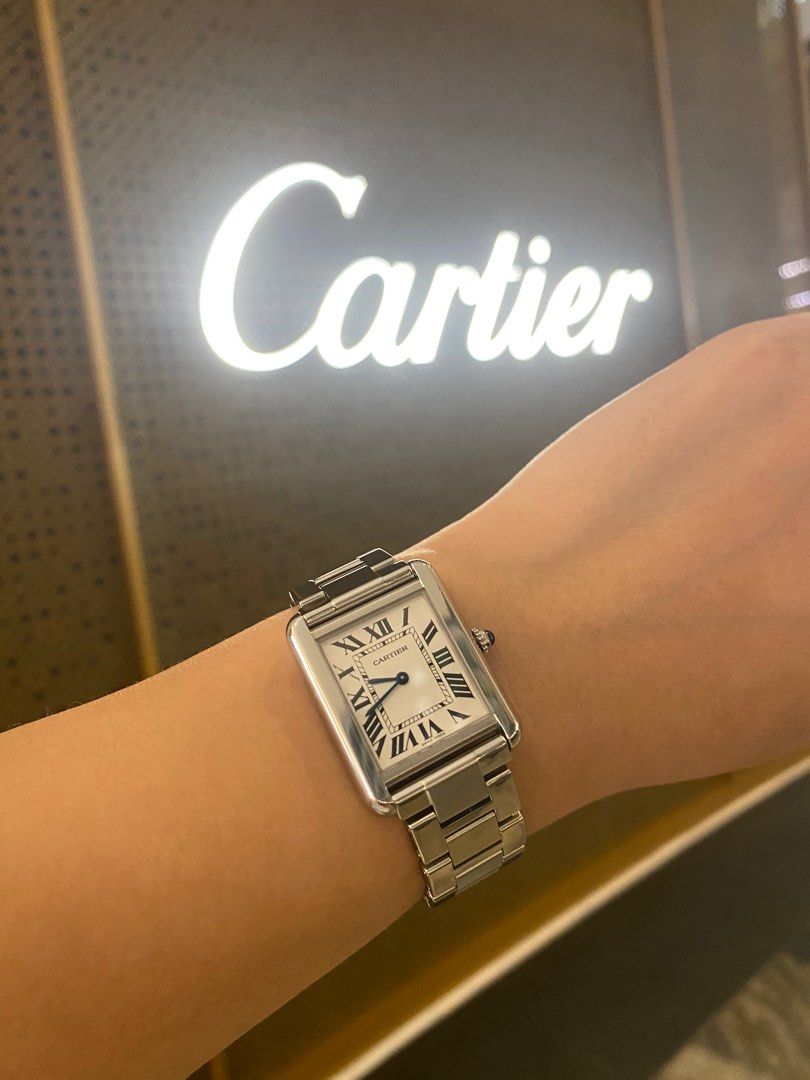 Cartier Tank Women S Fashion Watches Accessories Watches On Carousell
