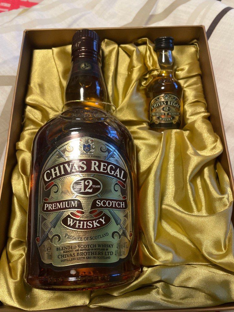 Chivas Regal 12yrs Gift set, Food & Drinks, Alcoholic Beverages on ...