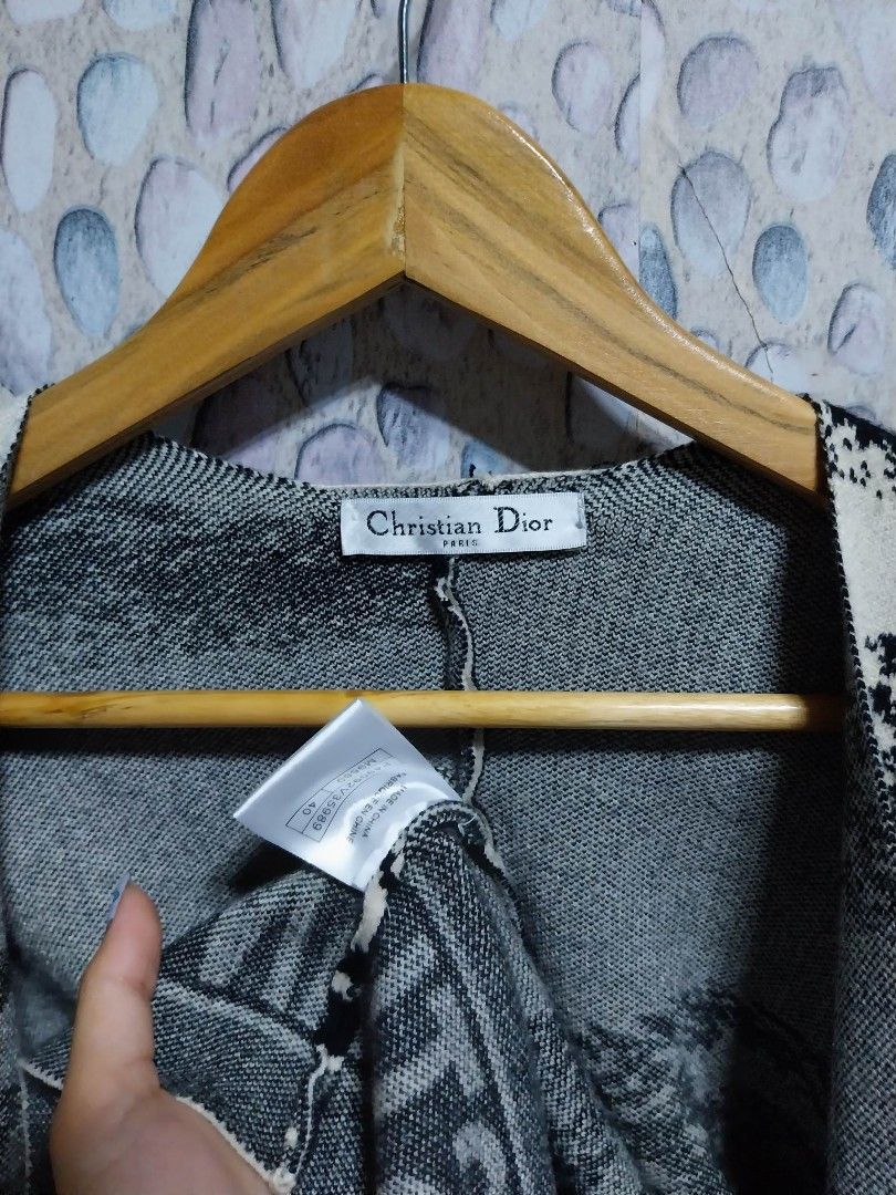 Christian Dior Poncho, Luxury, Apparel on Carousell