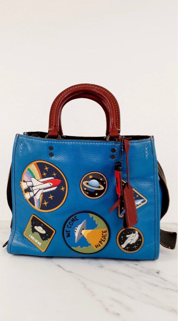 Coach 1941 Rogue 31 Nasa Space Patches in Blue with Suede Lining ...