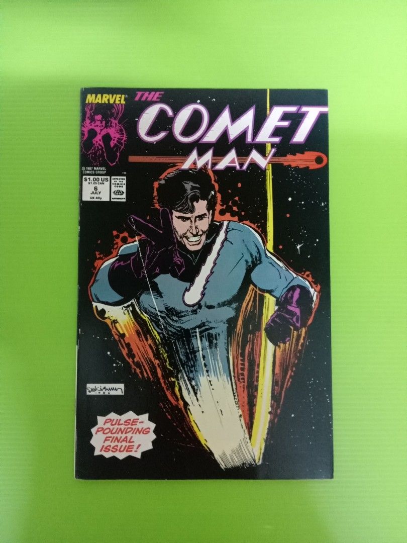 Comet Man #6 ( Bill Sienkiewicz - Cover Art ) Marvel Copper Age Issue ...