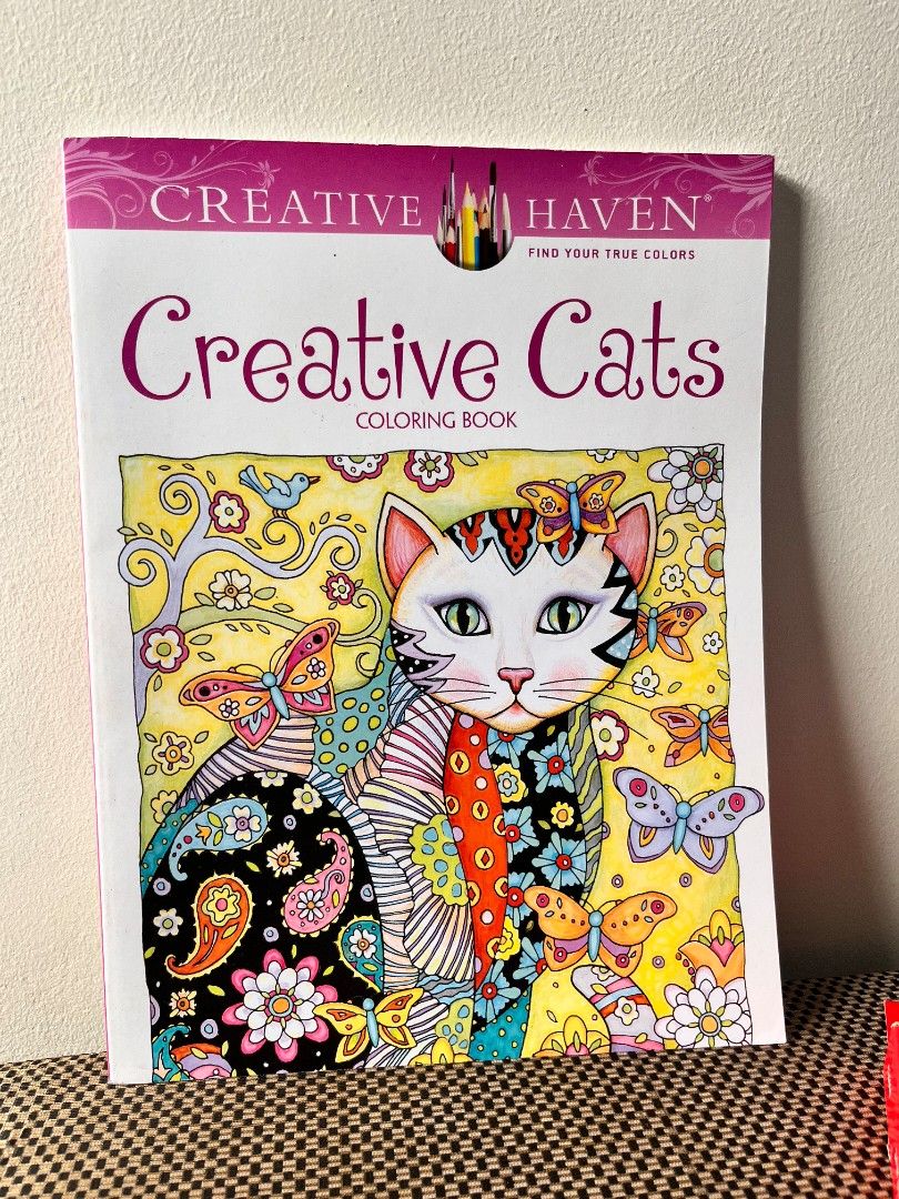 Creative Cats Coloring Book on Carousell